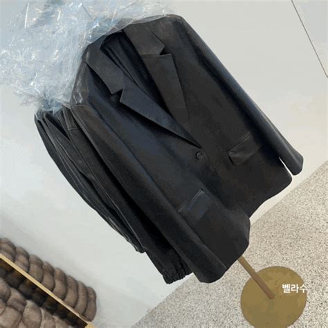 2차진행 원버튼 여자 가죽자켓 코디 진행 이태리 베지터블 양가죽자켓 네이버 블로그