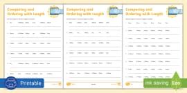 Comparing Numbers Activity Sheet Teacher Made Twinkl