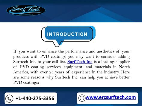 Ppt The Best Way To Achieve Better Pvd Coating Powerpoint Presentation Id 12064808