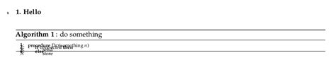 Pdftex Algorithm Overlapping Code Lines And Misplaced Final