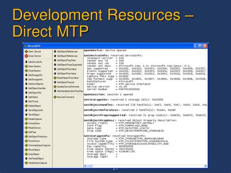 PPT Media Transfer Protocol Supported PowerPoint Presentation Free Download ID 663538
