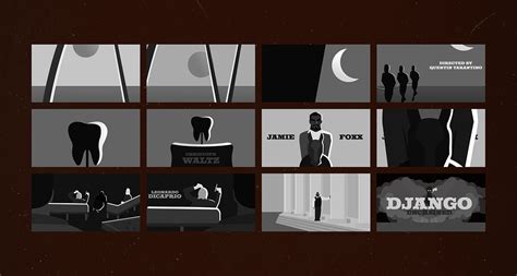 Django Movie Credits Behance