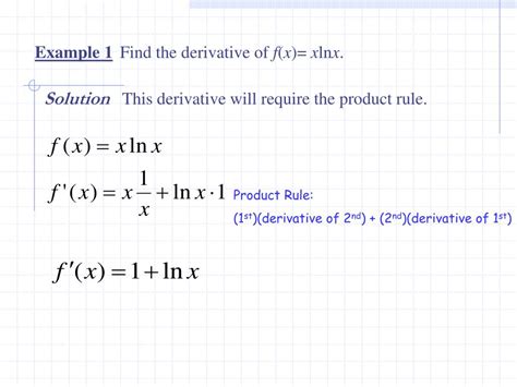 Ppt 5 1 The Natural Logarithmic Function Differentiation Powerpoint Presentation Id 6627599