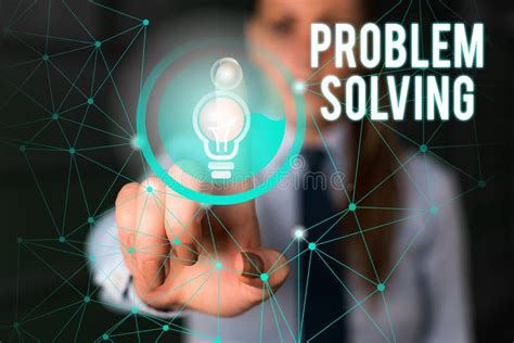 Word Writing Text Problem Solving Business Concept For Process Of