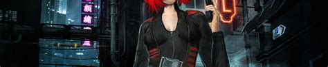 1920x400 Resolution Red Hair Cyberpunk Girl 1920x400 Resolution