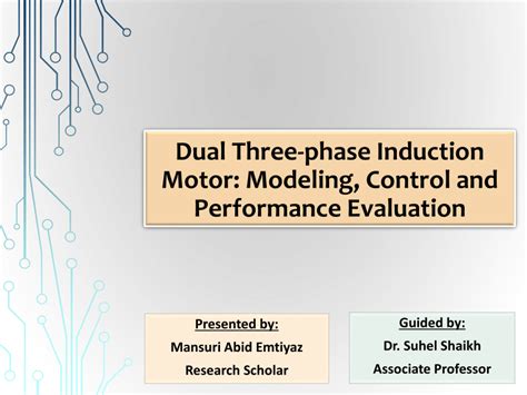 Pdf Six Phase Induction Motor Modeling Control And Performance
