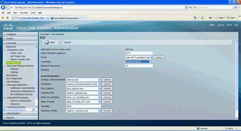 Auto Attendant Script Cisco Community
