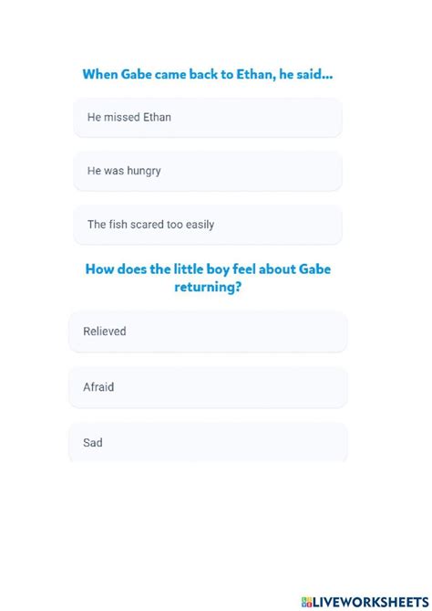Reading Class Free Interactive Worksheets 999941