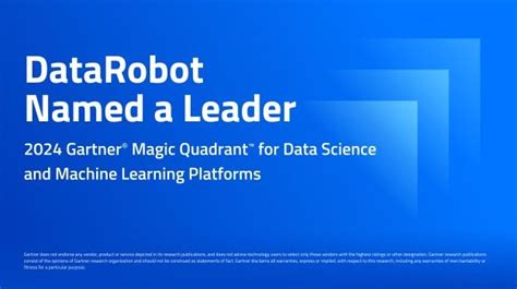 Gartner® Magic Quadrant™ 2024で、データサイエンスおよび機械学習プラットフォームのリーダーに選ばれたことを光栄に思います。 G