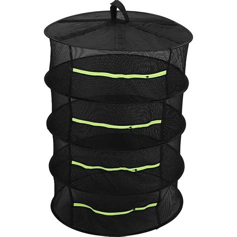 Мрежа за сушене на растения с 4 слоя черна Emag Bg