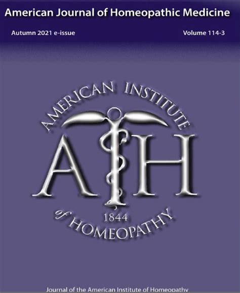 Autumn 2021 E Issue American Institute Of Homeopathy