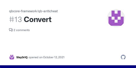 Convert Issue Qbcore Framework Qb Anticheat GitHub