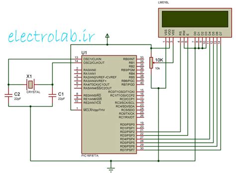 آموزش Pic راه اندازی Lcd با میکروکنترلر Pic در Mplab Xc8 الکترولب