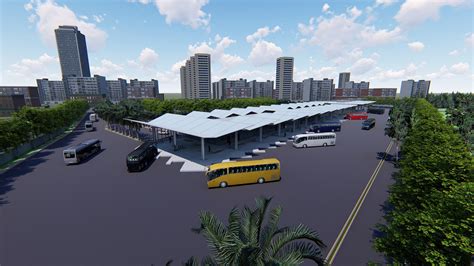 Bus Terminal 3d Model Turbosquid 1363637