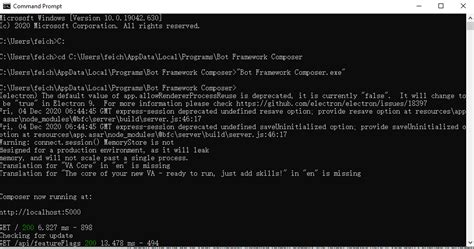 Cannot Start Composer 121 Desktop Version · Issue 5073 · Microsoftbotframework Composer · Github