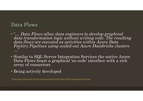 Azure Data Factory V2 The Data Flows Pdf Cloud Computing Internet