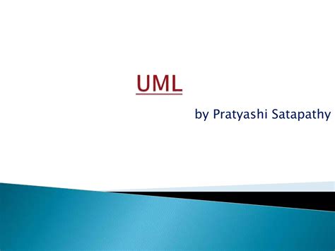 Unified Modelling Languageuml Diagrams Ppt