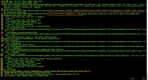 paddle 1 5 0 训练ocr ctc dlopen cannot load any more object with static