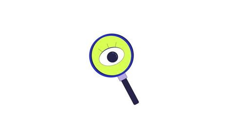 Magnifying Glass Animation Stock Video Footage For Free Download