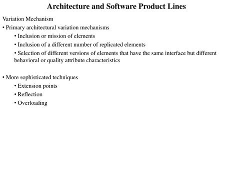 Ppt Architecture And Software Product Lines Powerpoint Presentation Free Download Id1575032