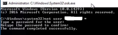 How To Reset Windows Login Password Using Command Prompt