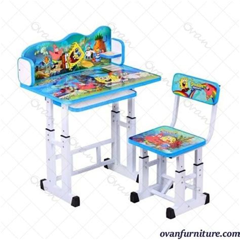 خرید و قیمت ست میز و صندلی تحریر کودک باب اسفنجی مناسب کودکان 5 الی