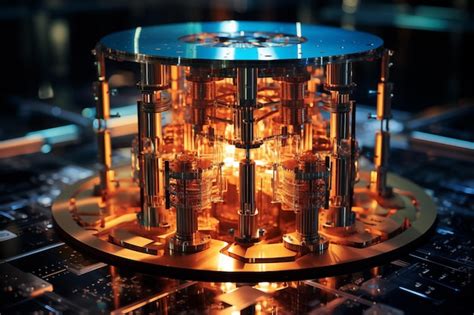 Premium Ai Image Quantum Computer Quantum Processor Scientific