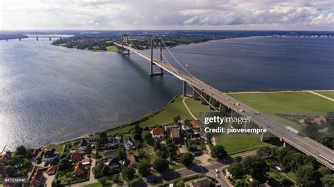 Nya Lilla Bältbron Från Drönarvy Bildbanksbilder Getty Images