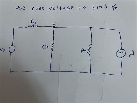 Solved Use Node Voltage To Find Chegg Com