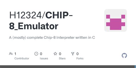 Github H12324chip 8emulator A Mostly Complete Chip 8 Interpreter