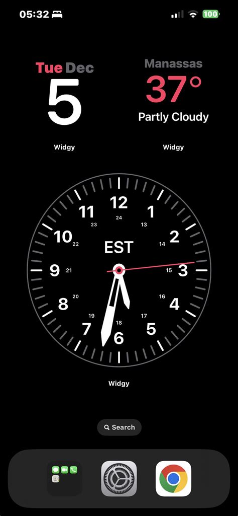 Analog Clock R Widgy