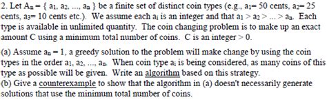 Solved 2 Let An { A1 A2 An } Be A Finite Set Of