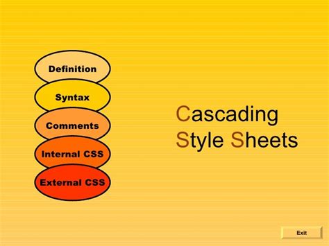 Cascading Style Sheets