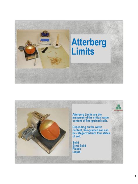 Atterberg Limits Pdf Geotechnical Engineering Applied And Interdisciplinary Physics