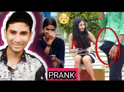 Boner Prank Boner Prank On Cute Girls😜 Epic Reaction Youtube
