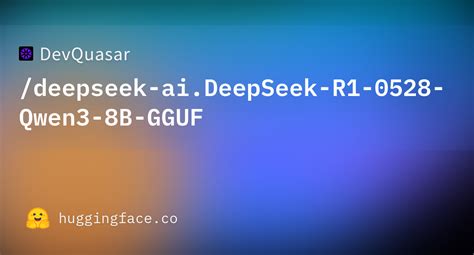 Deepseek Ai DeepSeek R Qwen B Q K S Gguf DevQuasar Deepseek Ai DeepSeek R Qwen