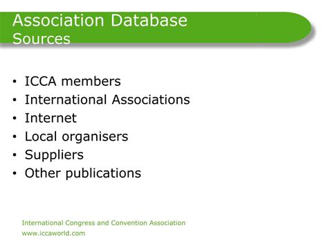 Ppt Icca Association Database Powerpoint Presentation Free Download