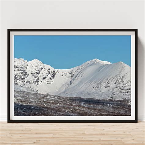 An Teallach Winter Panorama Framed Print By Derek Beattie Pixels