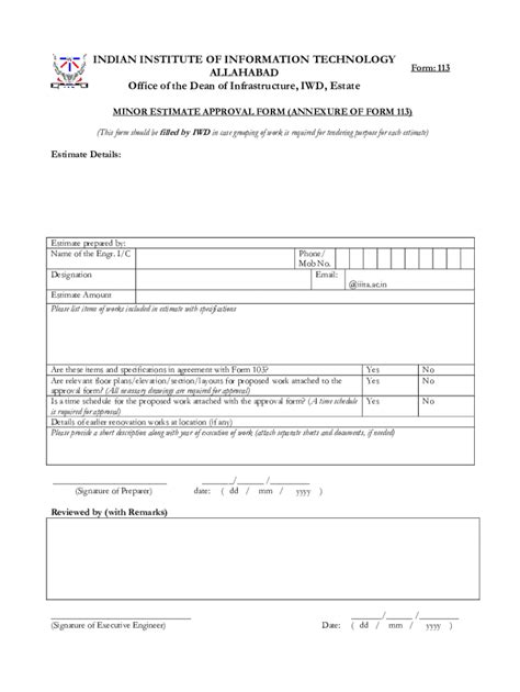 Fillable Online Form 113 A Fax Email Print Pdffiller