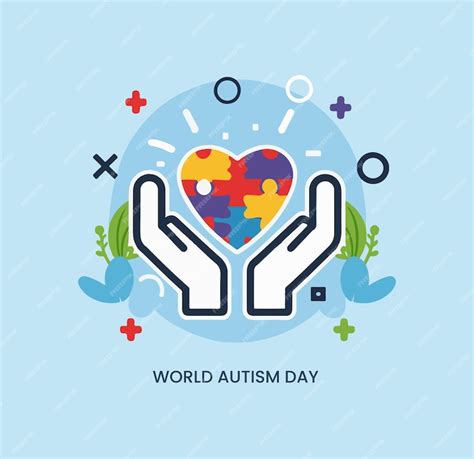 Dia Mundial Do Autismo Ícone De Estilo De Fonte Um Símbolo De