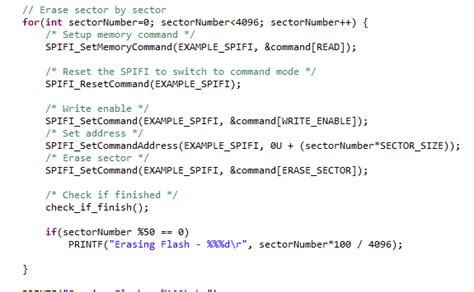solved erasing serial flash lpc54s018 nxp community