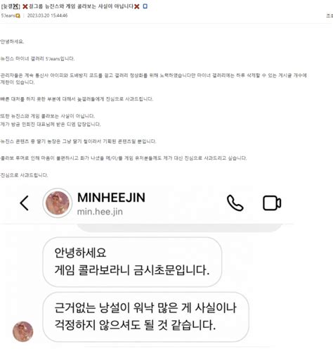뉴진스 메이플 콜라보 떳냐 실시간 베스트 갤러리