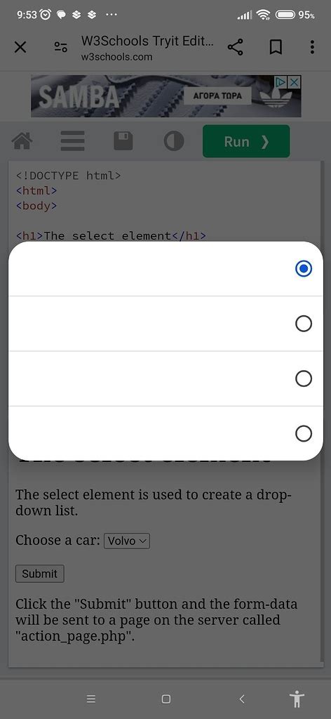 Select Options Is Not Rendered Correct On Mobile Need Help Wappler