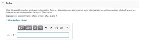 Solved Learning Goal To Use Absolute Motion Analysis To