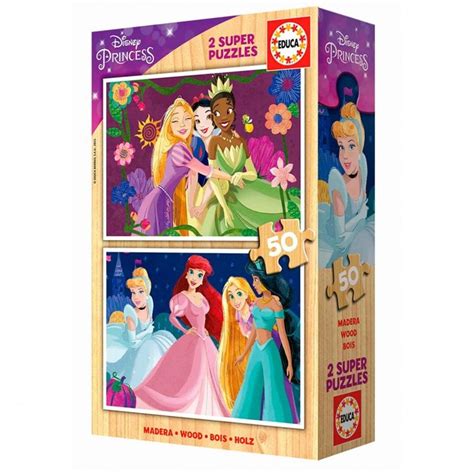 Puzzle 2×50 Pcs Princesses Disney Educa Boutique Bcd Jeux