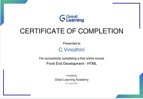 c vinodhini on linkedin frontenddevelopment html learningjourney techskills careergrowth
