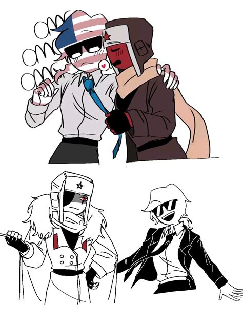 Countryhumans Ussr And Usa Artofit