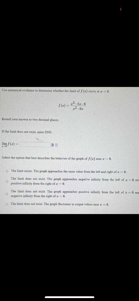 Solved Use Numerical Evidence To Determine Whether The Limit Chegg