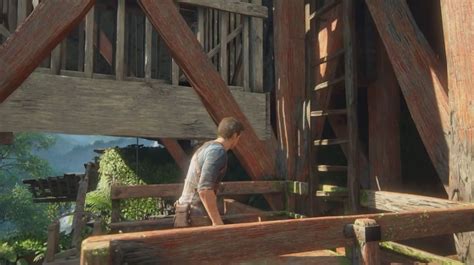 Just Discovered A Bug Where Nates Body Distorts When Climbing The Ladder In Uncharted Legacy Of