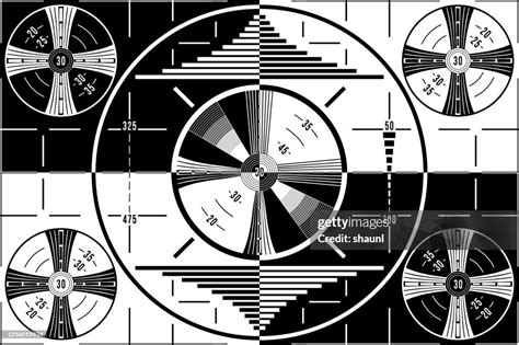 Vintage Test Pattern High Res Vector Graphic Getty Images